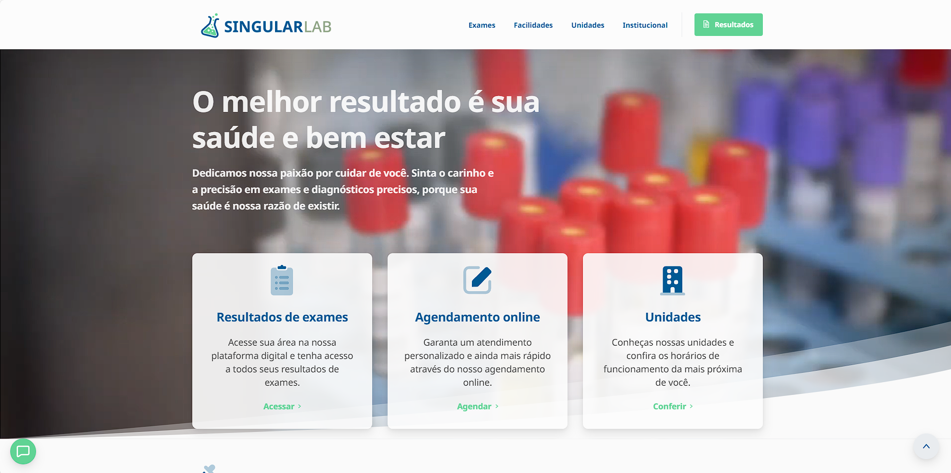 PSA TOTAL - ANTÍGENO PROSTÁTICO ESPECÍFICO MULHER - SINGULARLAB